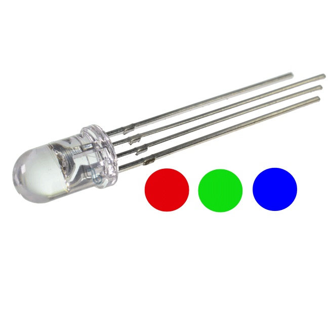 ELEMON - W05123RBPGUW-BKT - OP1503720 - WAITRONY: LED 5MM TRICOLOR RGB ...